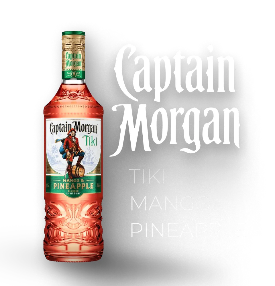 Ромовий напій Captain Morgan Tiki Mango Pineapple, 25%, 0,7 л (873720 ...